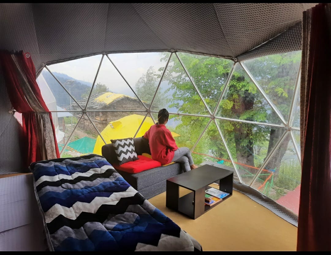 Luxury Romantic Glamping Dome Stay in Manali – Bunkout
