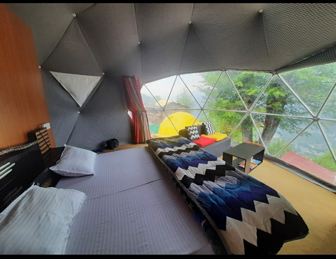 Luxury Romantic Glamping Dome Stay in Manali – Bunkout